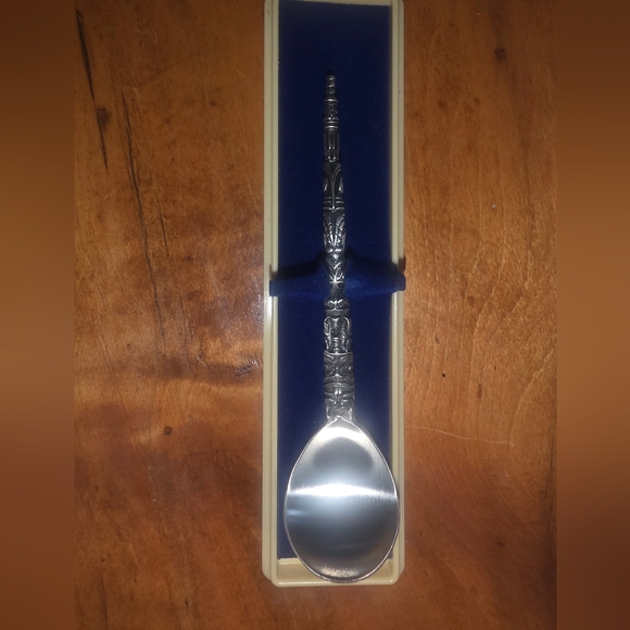 Source Unknown | Other | Made In Canada Collectible Pewter Spoon Totem ...